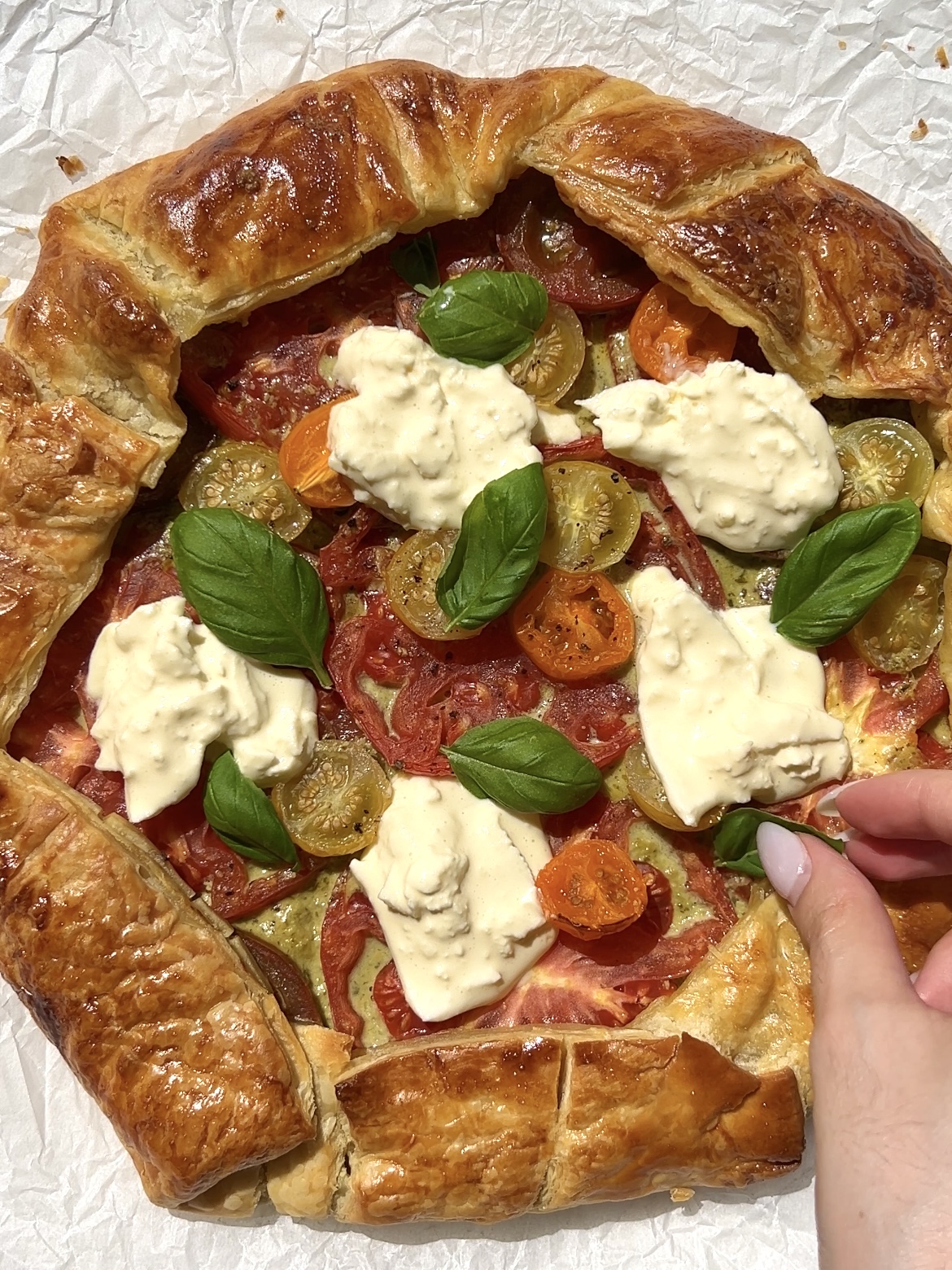 Tomato Galette - butt.erhand